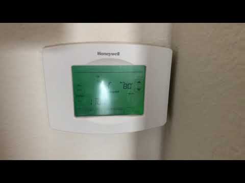 How to removed the schedule off the Honeywell Vision Pro WIFI