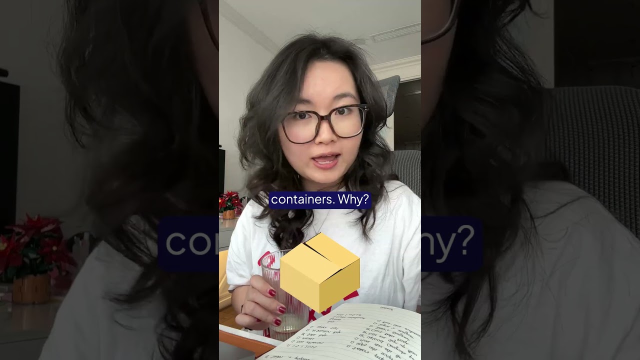What is container in coding? explained under 60 second #container #coding