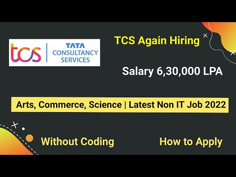TCS Again Hiring 2022 | TCS BPS Hiring | Interview Pattern, Exam Date, Salary