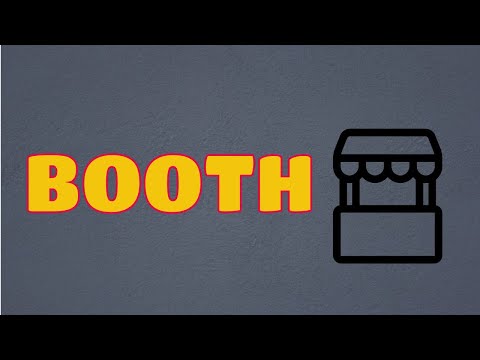 What Does BOOTH Means || Meanings And Definitions With Example in ENGLISH