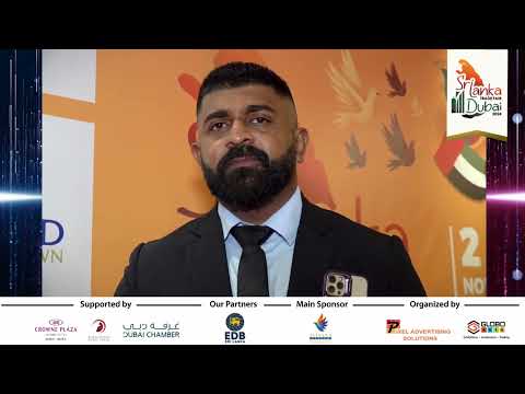 Sanjaya Rathnayake, CEO of Pixel Advertising Solutions & Founder of Sri Lanka Trade Fair Dubai 2024