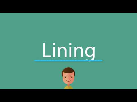 Lining pronunciation