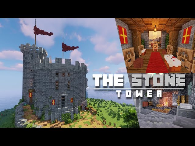 The Stone Tower | Medieval Tower Keep | Full Interior Minecraft Map