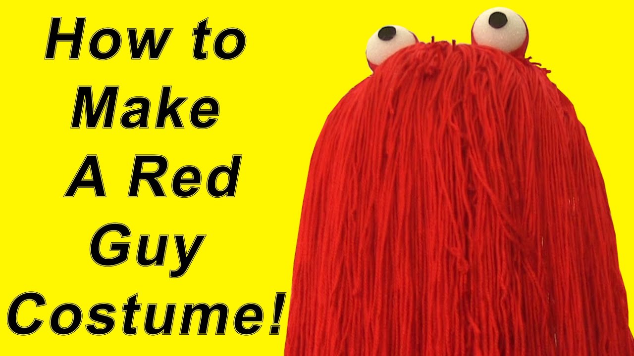 How To Make a Red Guy Costume (DIY)