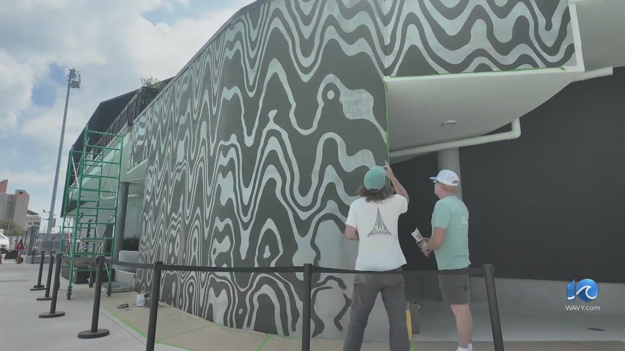 New mural at the Atlantic Park in VB