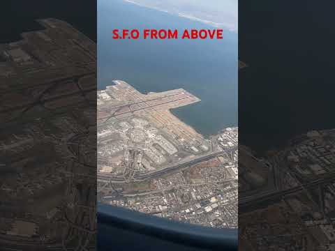 Cool look of San Francisco airport from above on our way out. #airport #sanfrancisco