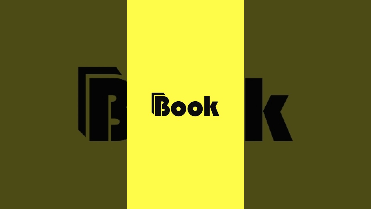 Book creative logo design #logo #design #logodesigner #book #booklogo #logobook  #adobeillustrator