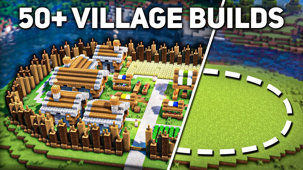 50+ Build Ideas for your Minecraft Village
