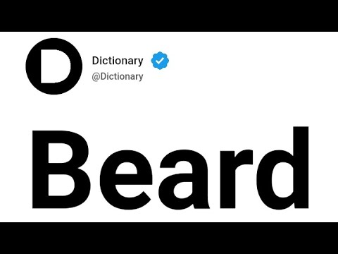 Beard Meaning In English