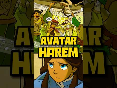 Aang’s Personal HAREM Makes Katara Jealous | Avatar The Last Airbender #avatar #comics #shorts