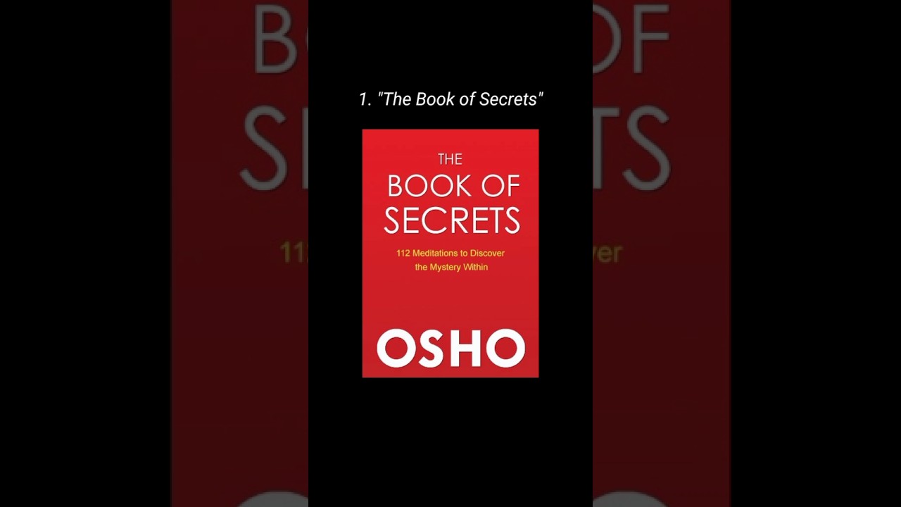 5 books of osho that can change your life | #osho #booktube