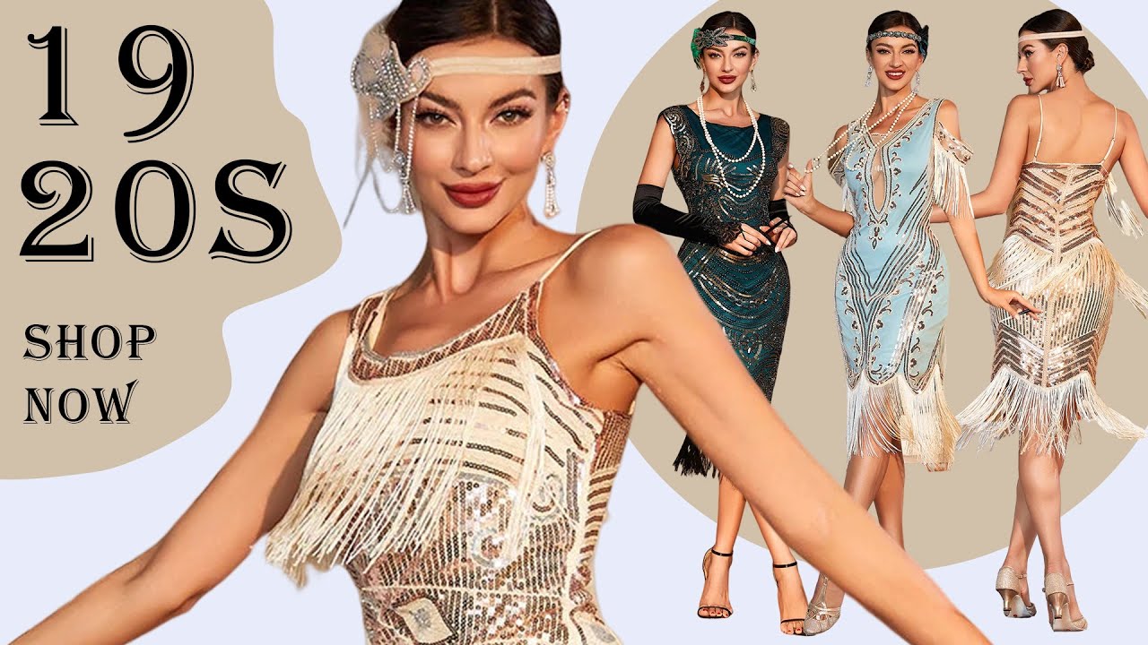 Shop the Great Gatsby Flapper Dress Can Take You Back to the Roaring 1920s | Queendancer