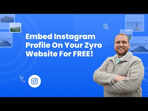 How to embed Instagram profile on Zyro for FREE? #embed #instagram #profile #zyro #free