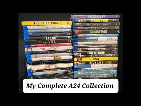 My A24 movie collection