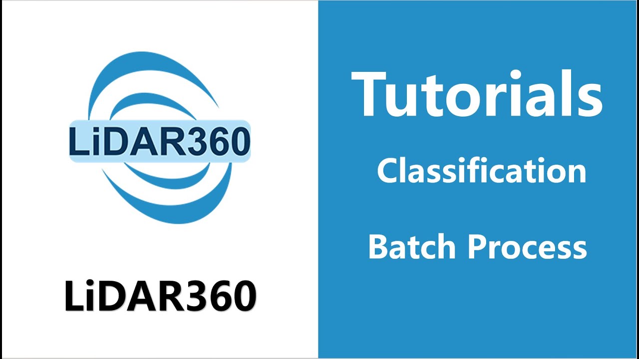 LiDAR360 (V7) - Batch Process | Classification