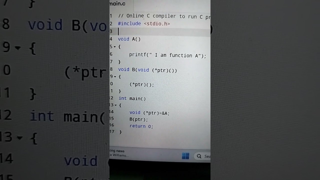 callbacks in C #learnprogramming #basicprogramming #coding #coder #coding #developer