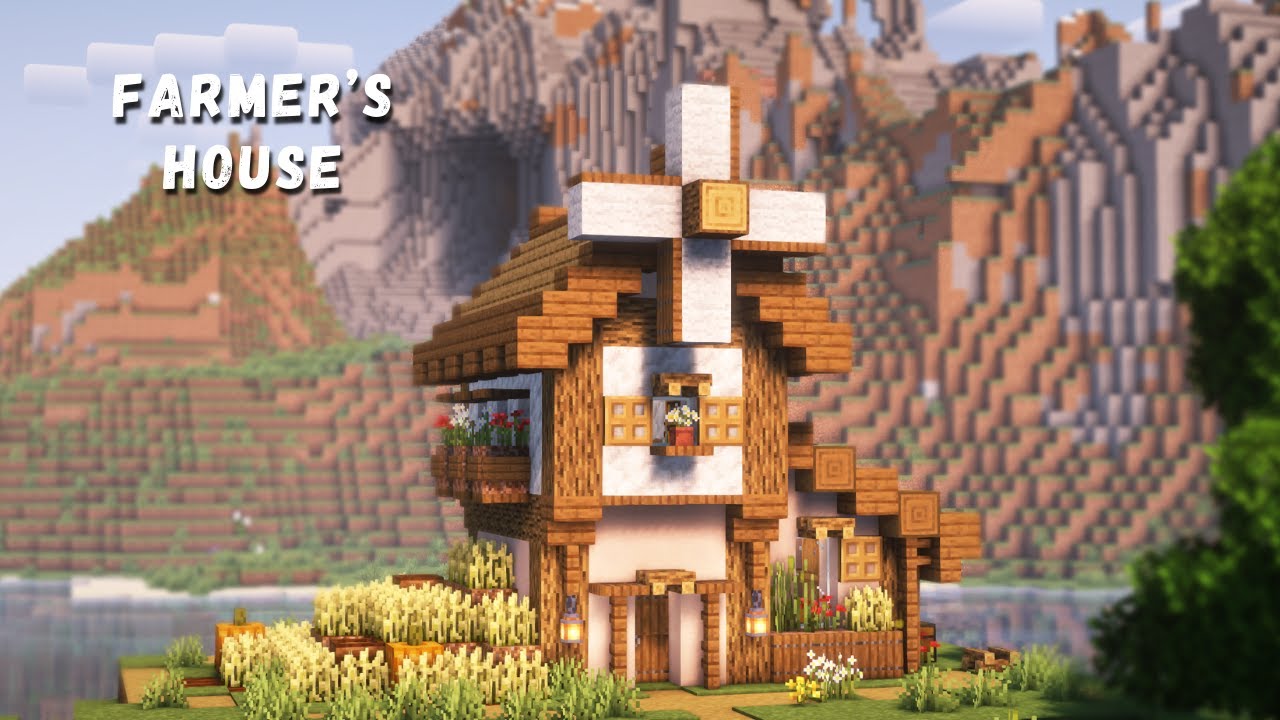 Minecraft: How to Build a Farmer's House | Easy Relaxing Tutorial - Minecraft Builders