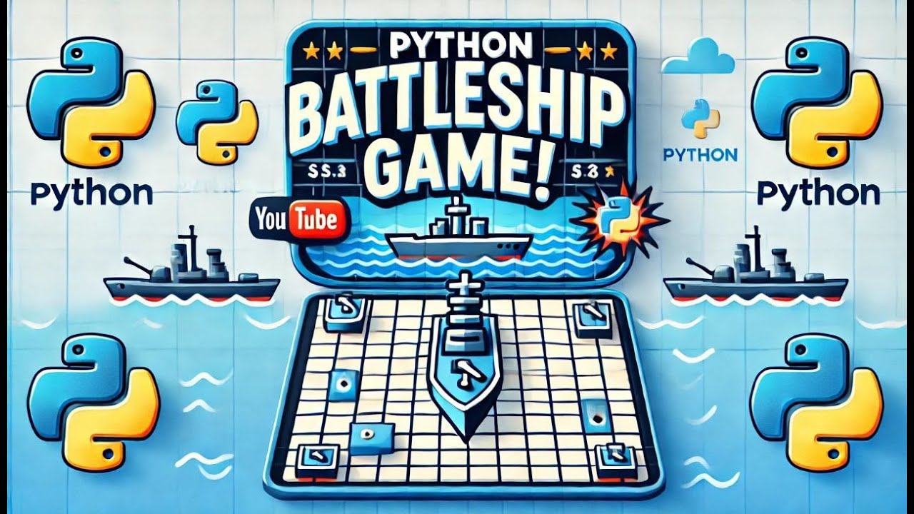 Python Battleship Game Tutorial | Code Your Own Game! 🚢