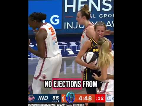 Another Physical Altercation with Caitlin Clark from WNBA Vet #wnba #basketball #caitlinclark