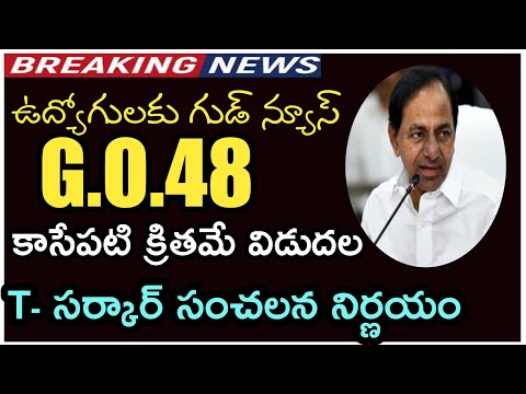 Big Breaking Telangana Govt CM KCR G.O.48 Released || Good News To Telangana Employees