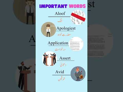 Important words|Vocabulary|Advanced words|Learn with Hadi and Api #shorts #importantwords #english