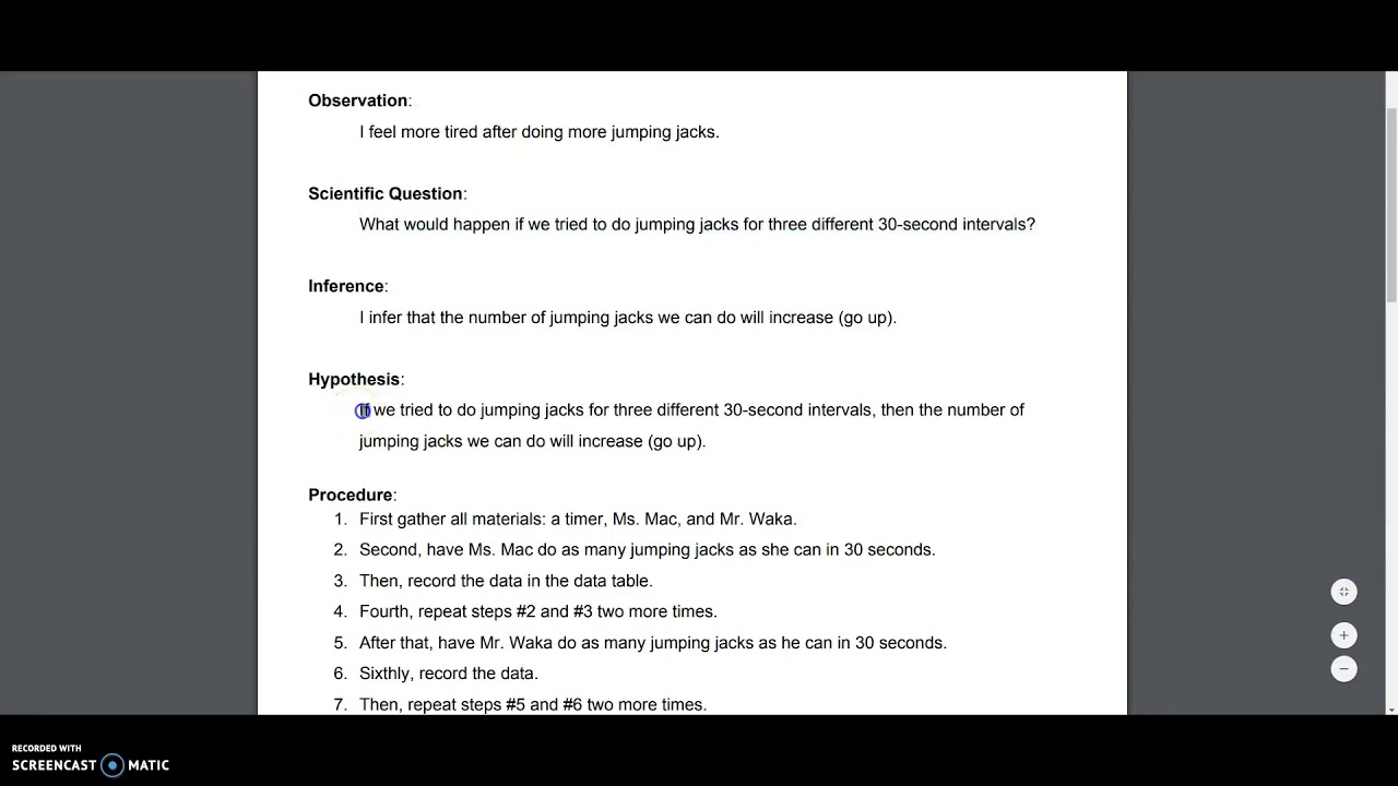 Making Conclusions Worksheet