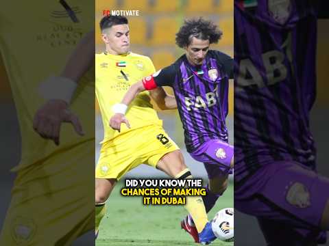 The Odds Of becoming a pro footballer in Dubai β½οΈπ #football #soccer #shorts