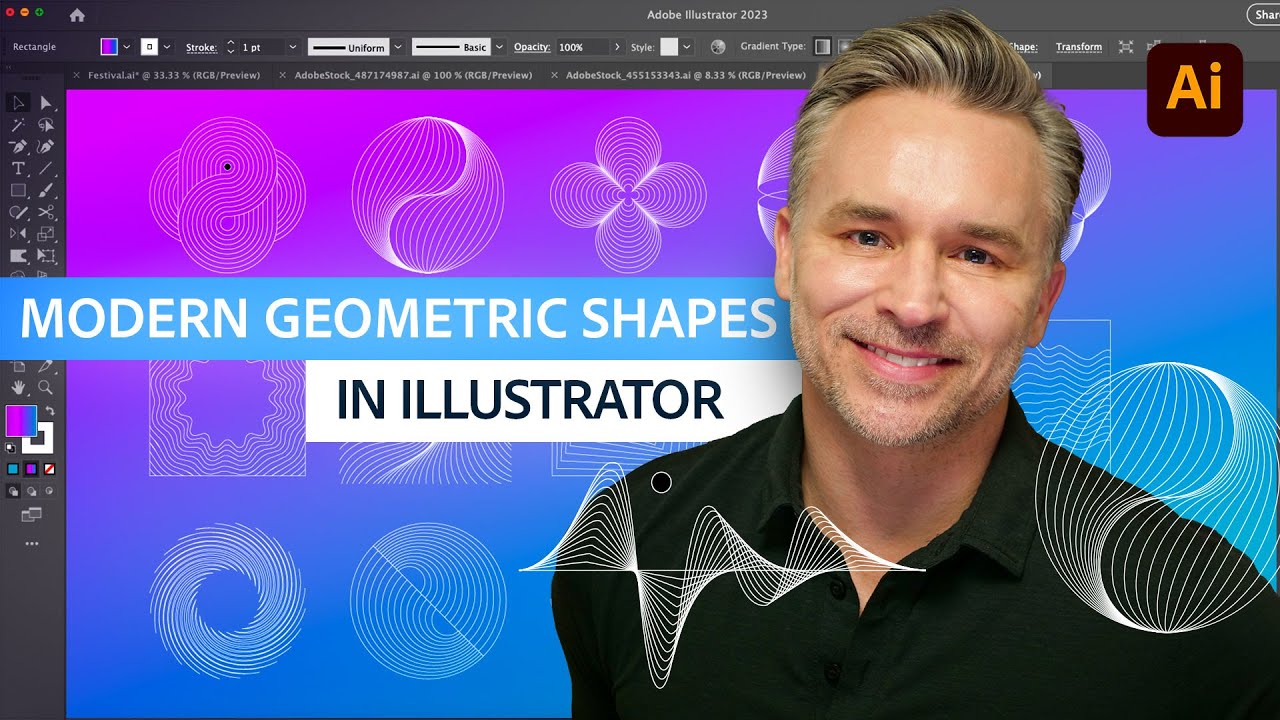 Design Masterclass: Creating Modern Geometric Shapes in Illustrator