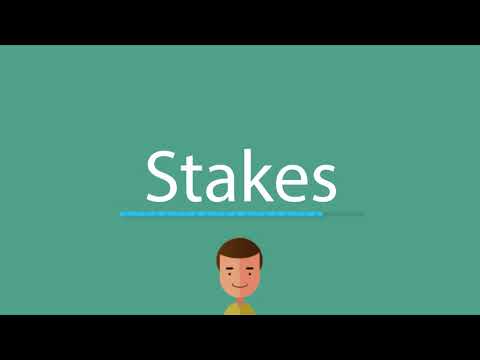 Stakes pronunciation