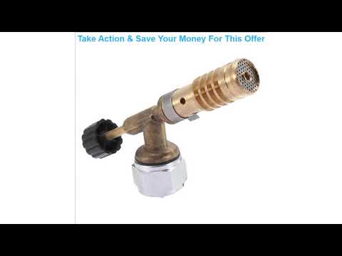 Practical Welding Torch Brass Mapp Gas Torch High Temperature For Brazing Solder Propane Heating W