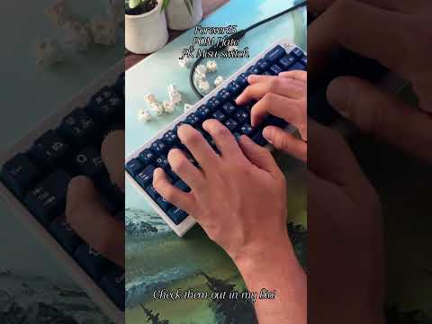 PKkeyboards Misu switch on forever65 #keyboard #keebs #mechanicalkeyboard #shorts #asmr #mechkeys