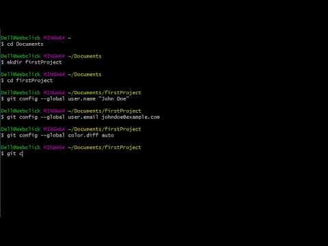 How to initialize git in your local repository