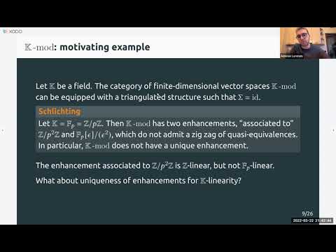 Formality and strongly unique enhancements - Antonio Lorenzin (Milano-Bicocca, Pavia)