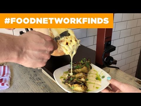 Melting Raclette on EVERYTHING at Murray's Cheese | The Best Restaurants in America | Food Network