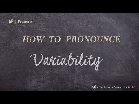 How to Pronounce Variability (Real Life Examples!)