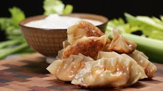 These Buffalo Chicken Potstickers Are Dope AF And So Easy To Make