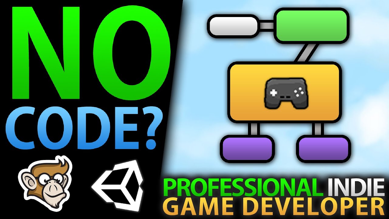 Make Games without Code? Visual Scripting in Unity! (RPG, FPS, Platformer, Bolt Complete Course)