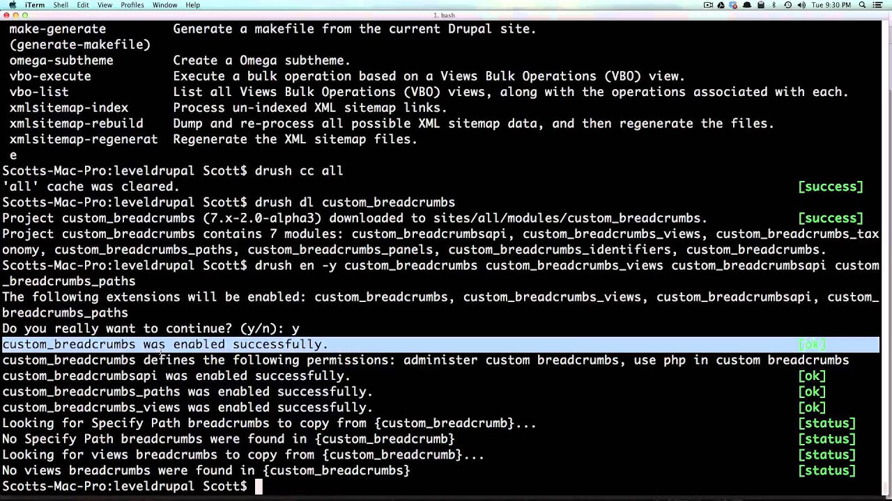 Drupal 7 Tutorials #69 - How To Install Modules Using Drush