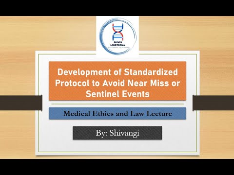 Standardized Protocol to avoid near miss or sentinel events #medicalethics #medicallaw #nearmiss