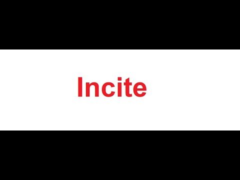 Incite meaning in Hindi