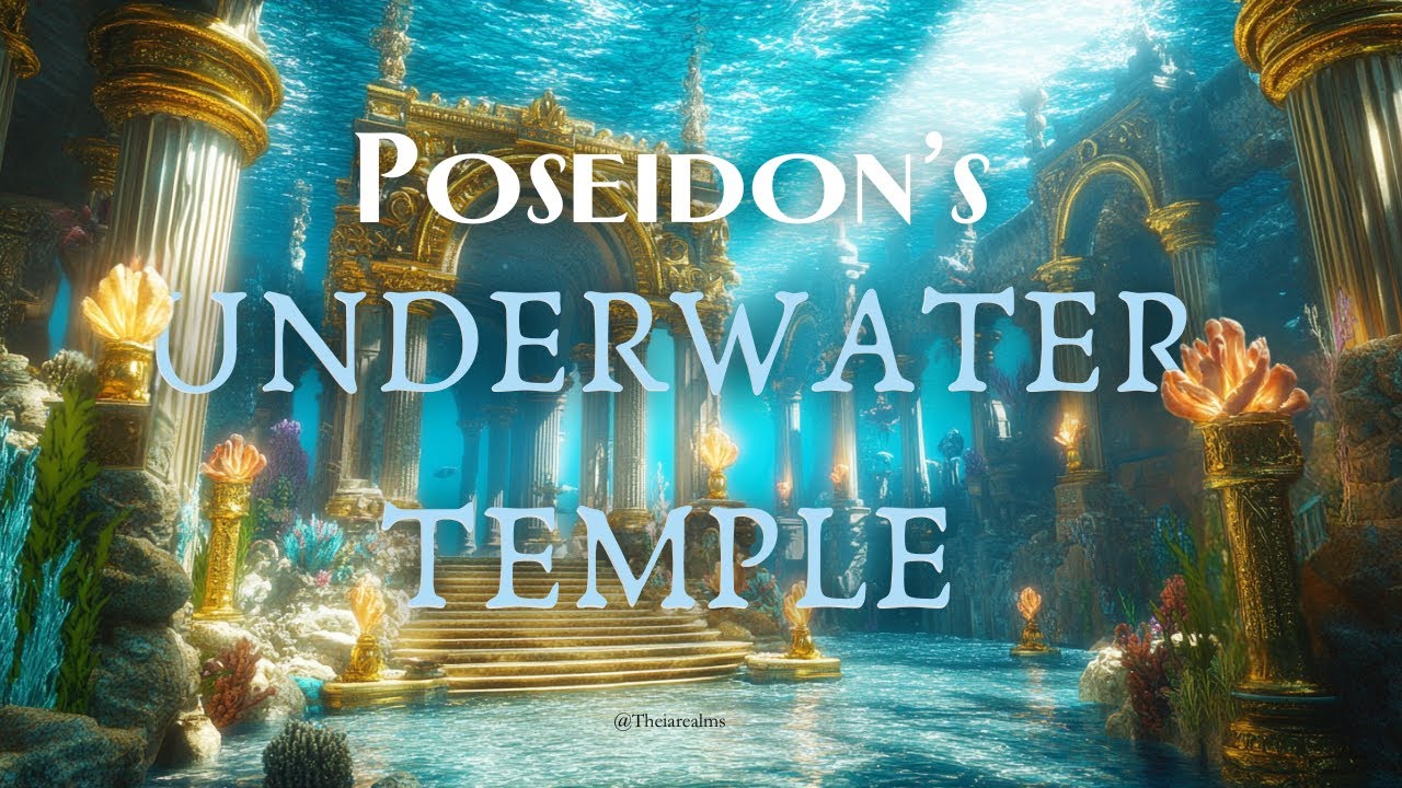 Poseidon’s Underwater Temple | Relaxing Fantasy Music & Ambience | Focus, Relax, Sleep