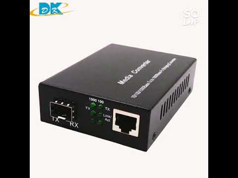 | 1pcs/lot Gigabit Ethernet Media Converter, RJ45 to 1000Mbps SingleMode SC Fiber sfp port GPON/OLT