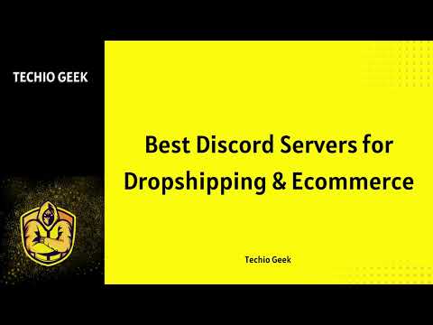 Best Discord Servers for Dropshipping & Ecommerce