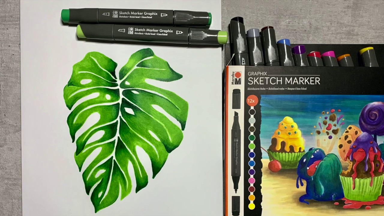 Sketch Marker Graphix set “Sugarholic” – Bregli.com.mk