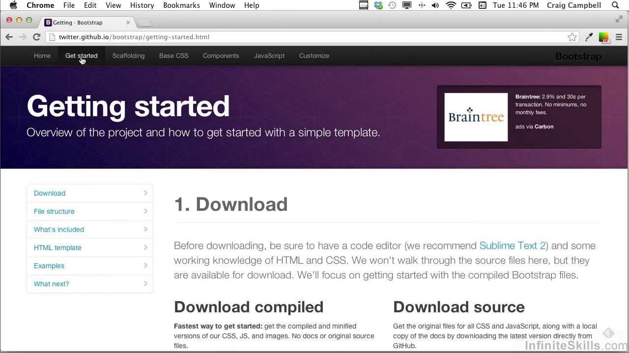 Twitter Bootstrap 2 Tutorial | Documentation Overview