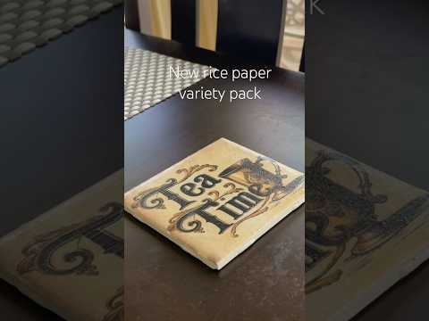 New rice paper variety pack for decoupage. Coffee, tea, and espresso, hot chocolate. 