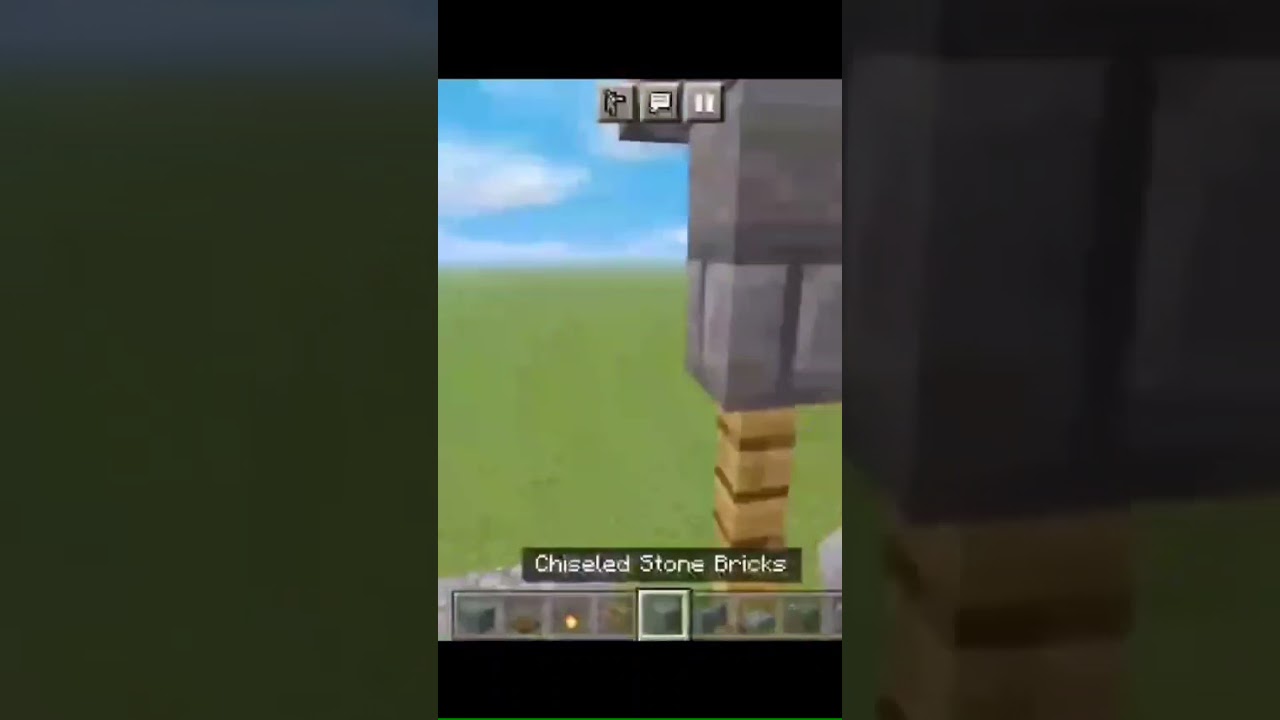 How to Make simple Lamp Post in Minecraft #shorts #minecraftshorts