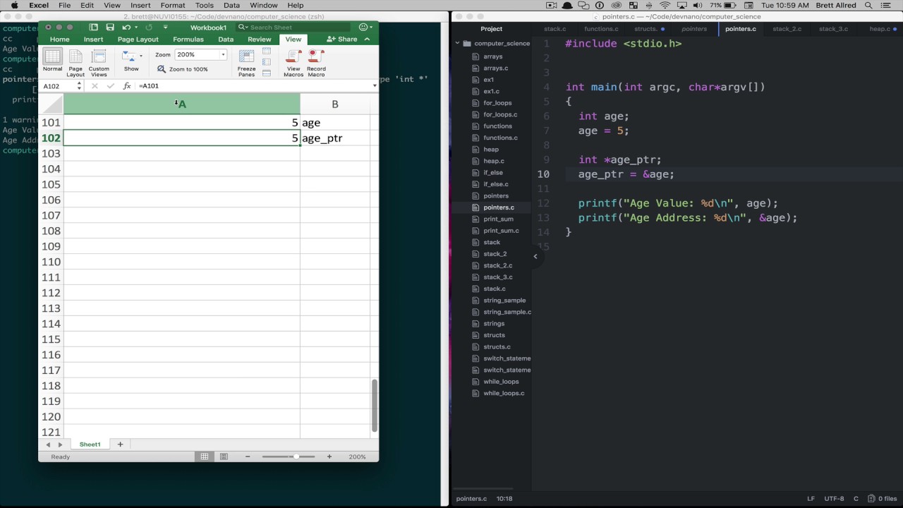 Intro to Computer Science - Lesson 15 - Pointers