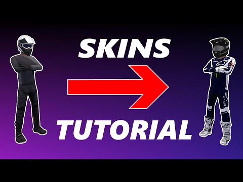 Bike and Rider gear Tutorial in MX-Bikes!