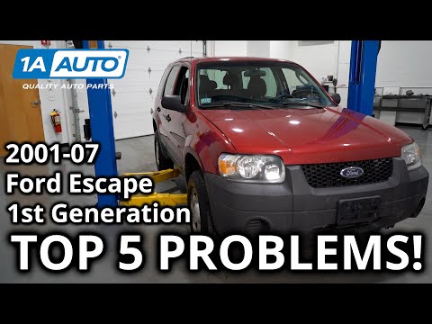 Top 5 Problems Ford Escape SUV 1st Generation 2001-07